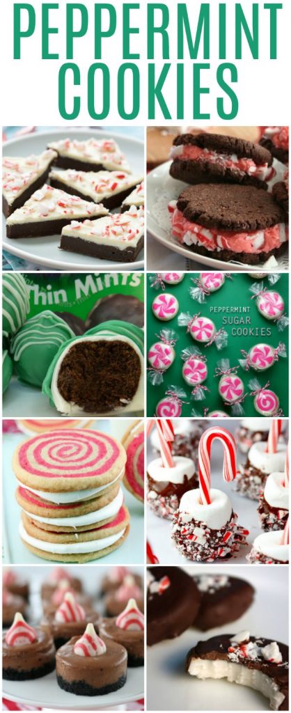 20+ Christmas Cookies with Winter Cool Peppermint: