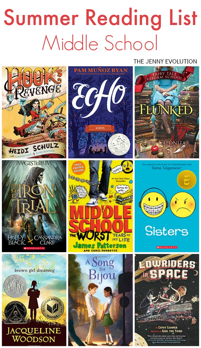 Middle School Summer Reading List Mommy Evolution Middle School Summer Reading List Mommy Evolution