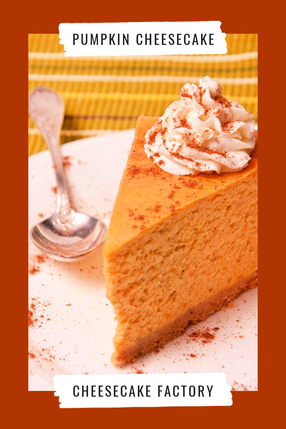 Cheesecake Factory Pumpkin Cheesecake Recipe Copycat