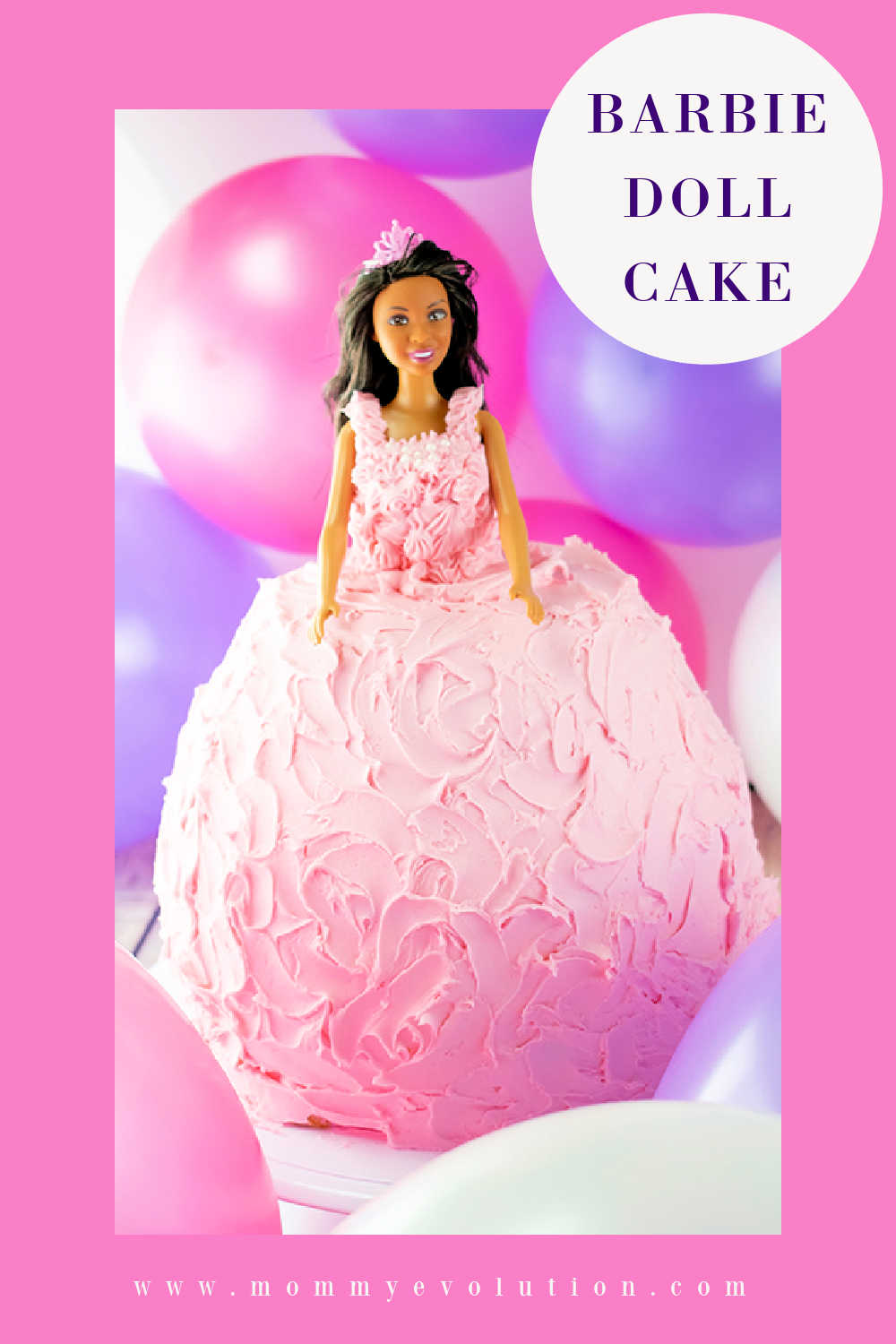 How to Make a Barbie Doll Cake - Step by Step Instructions