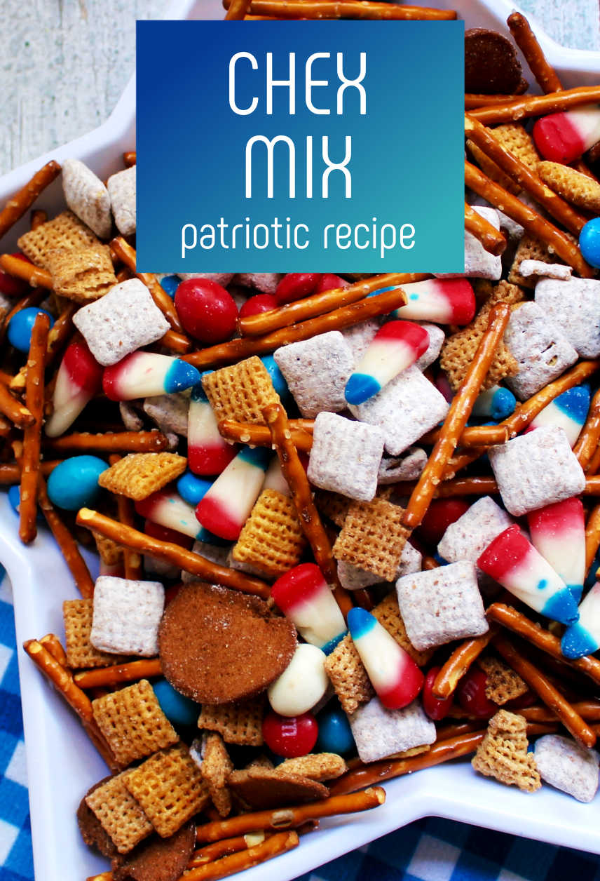 4th of July Snacks! Patriotic Snack Mix | Mommy Evolution