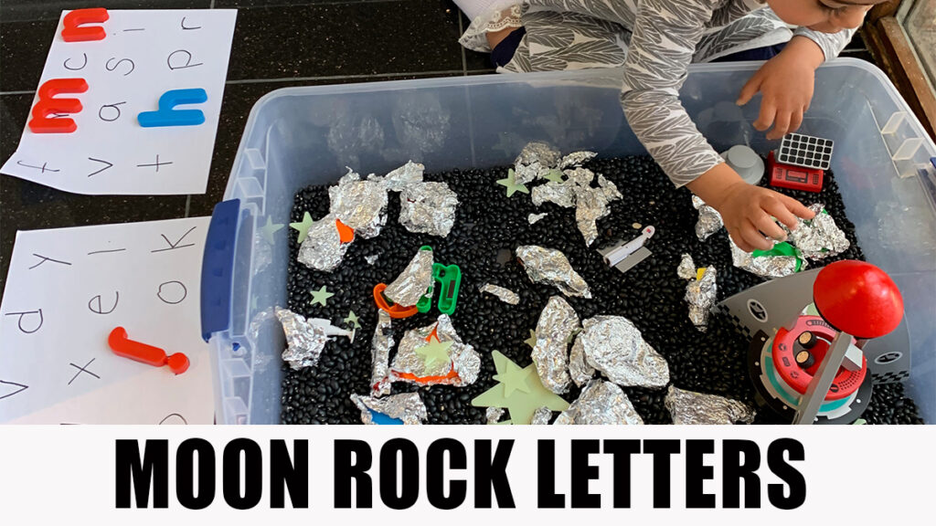 Astronaut and Moon Sensory Activities - Mommy Evolution