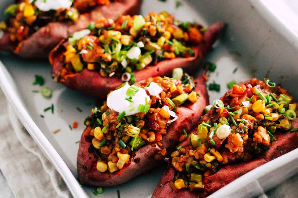 Stuffed Baked Sweet Potato Recipes - Mommy Evolution
