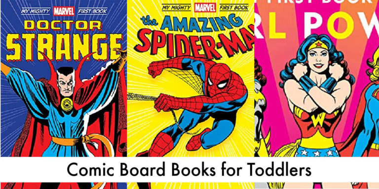 Comic Board Books for Toddlers - Mommy Evolution