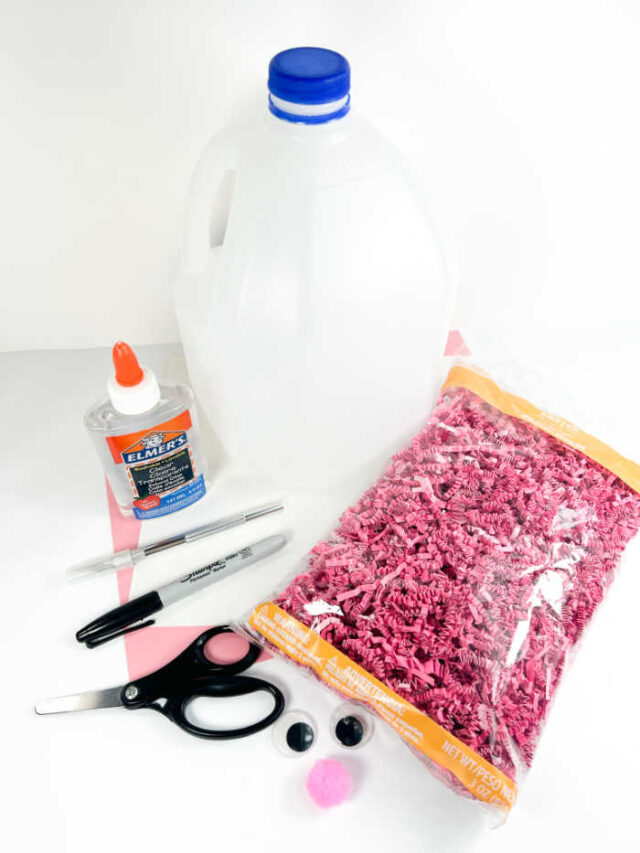 Milk Jug Bunny Craft - Mommy Evolution