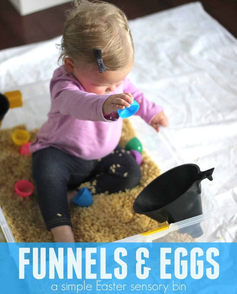 Easter Sensory Bins for Preschool - Mommy Evolution