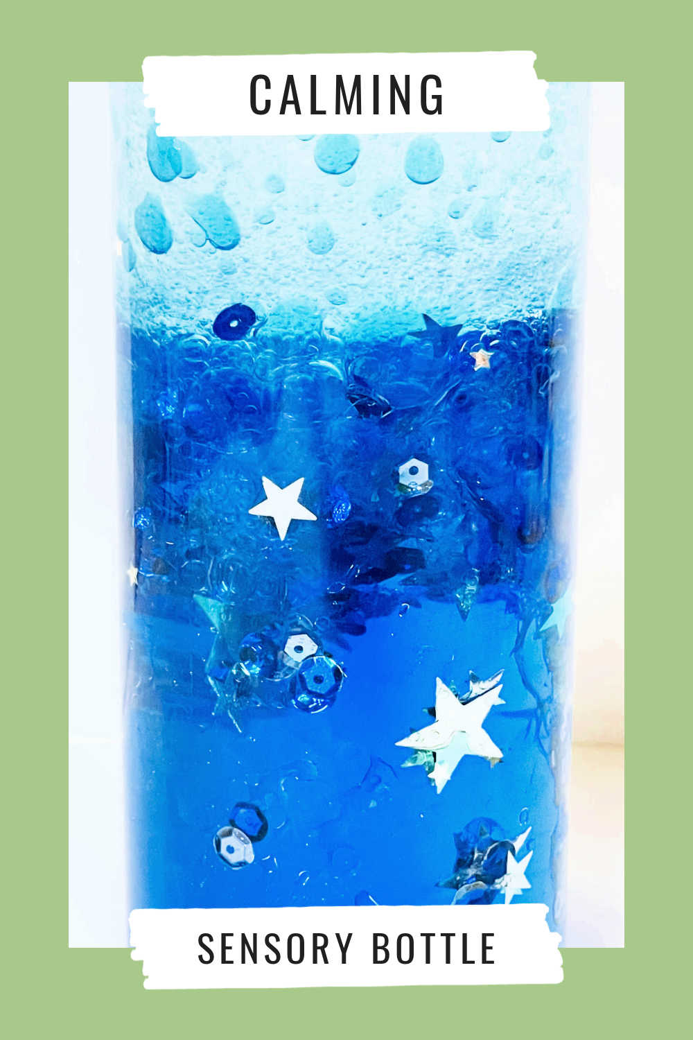 Calming Sensory Bottle - Mommy Evolution