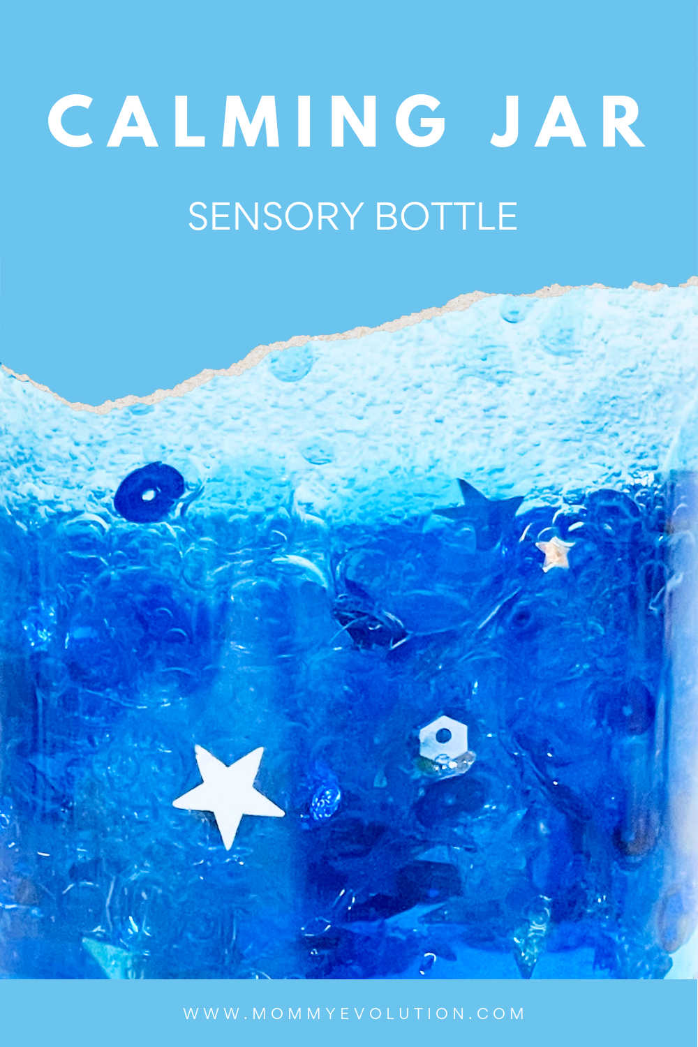 Calming Sensory Bottle - Mommy Evolution