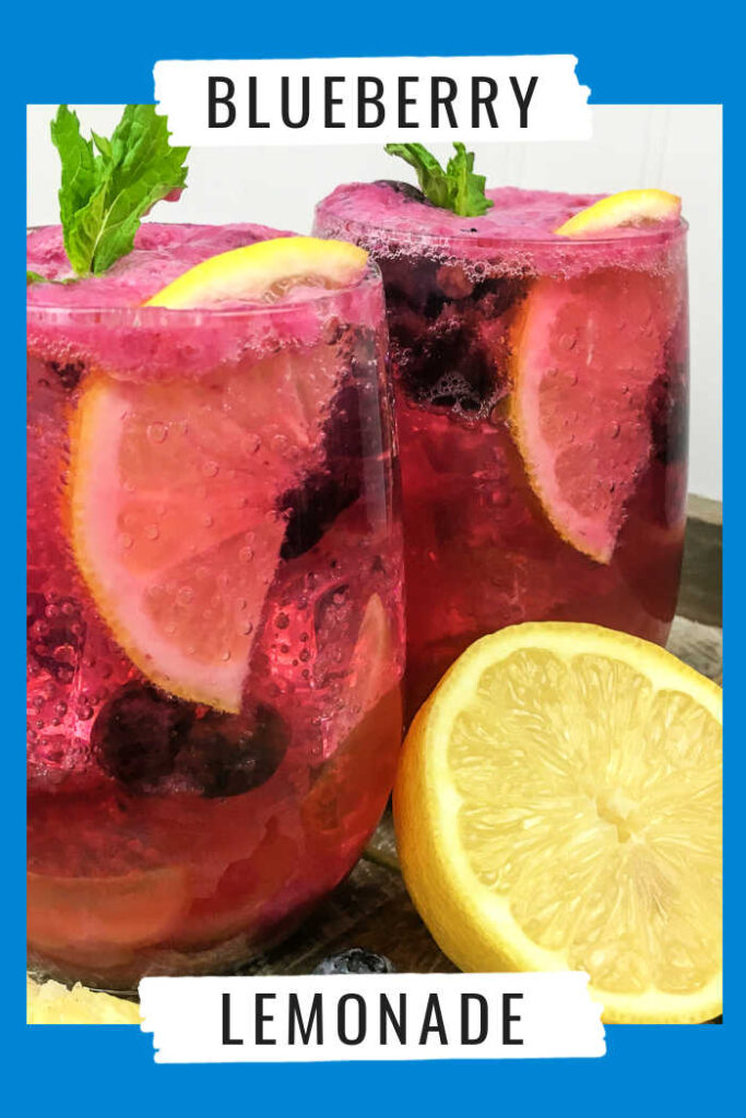 Sparkling Blueberry Lemonade - Mommy Evolution