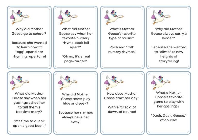 Mother Goose Jokes - Mommy Evolution