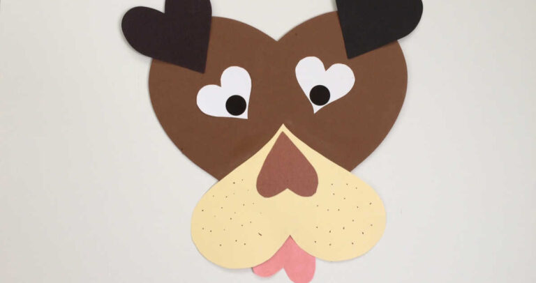 Heart Dog Craft - Mommy Evolution