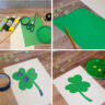Fingerprint Shamrock Painting - Mommy Evolution