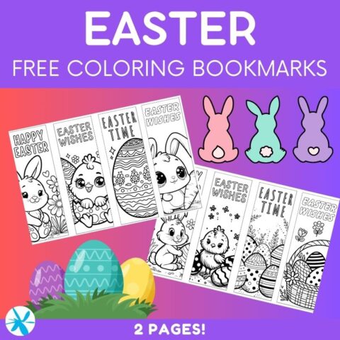 Free Easter Bookmarks Printable - Mommy Evolution