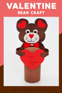 Valentine Teddy Bear Craft for Kids - Mommy Evolution
