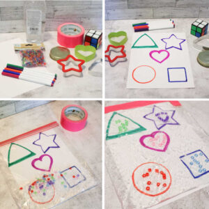 Shapes Sensory Bag - Mommy Evolution