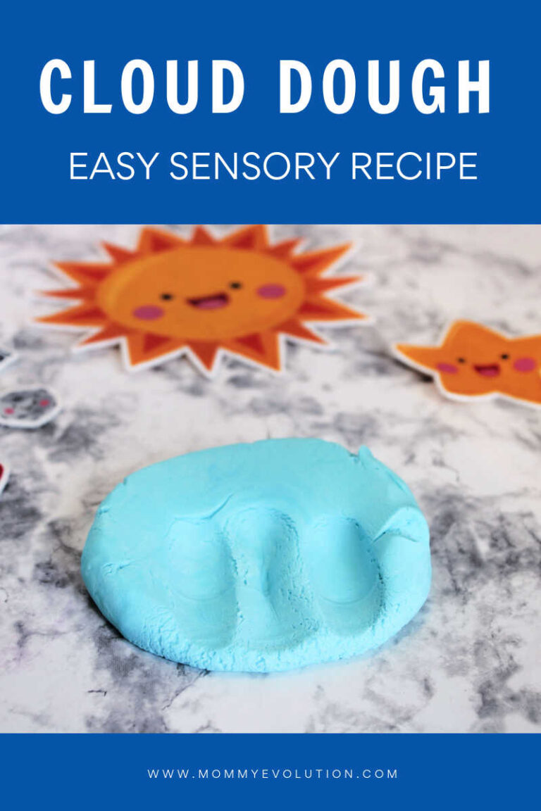 How to Make Cloud Dough Recipe - Mommy Evolution