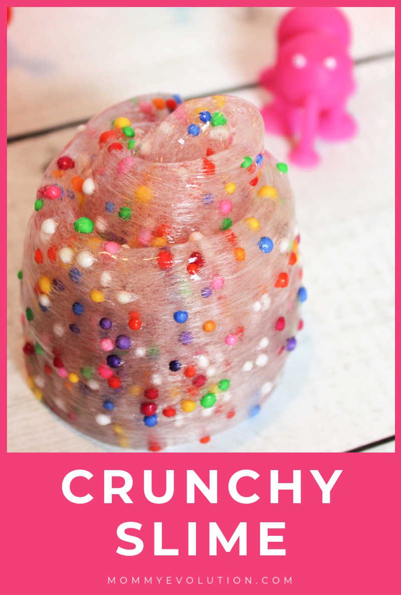 Colorful Crunchy Slime - Mommy Evolution
