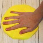 Super Stretchy Butter Slime Recipe - Mommy Evolution