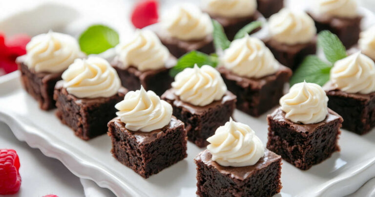 Mini Brownies from Scratch - Mommy Evolution