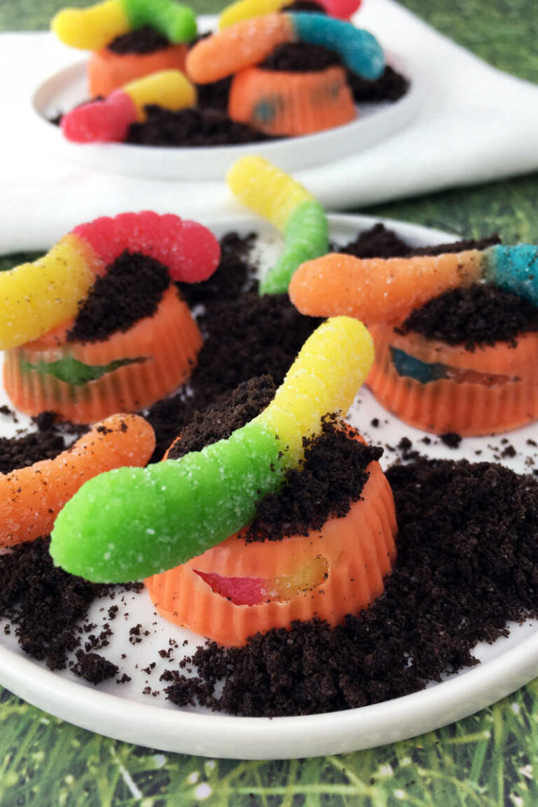 Worms in the Dirt Dessert Candy - Mommy Evolution