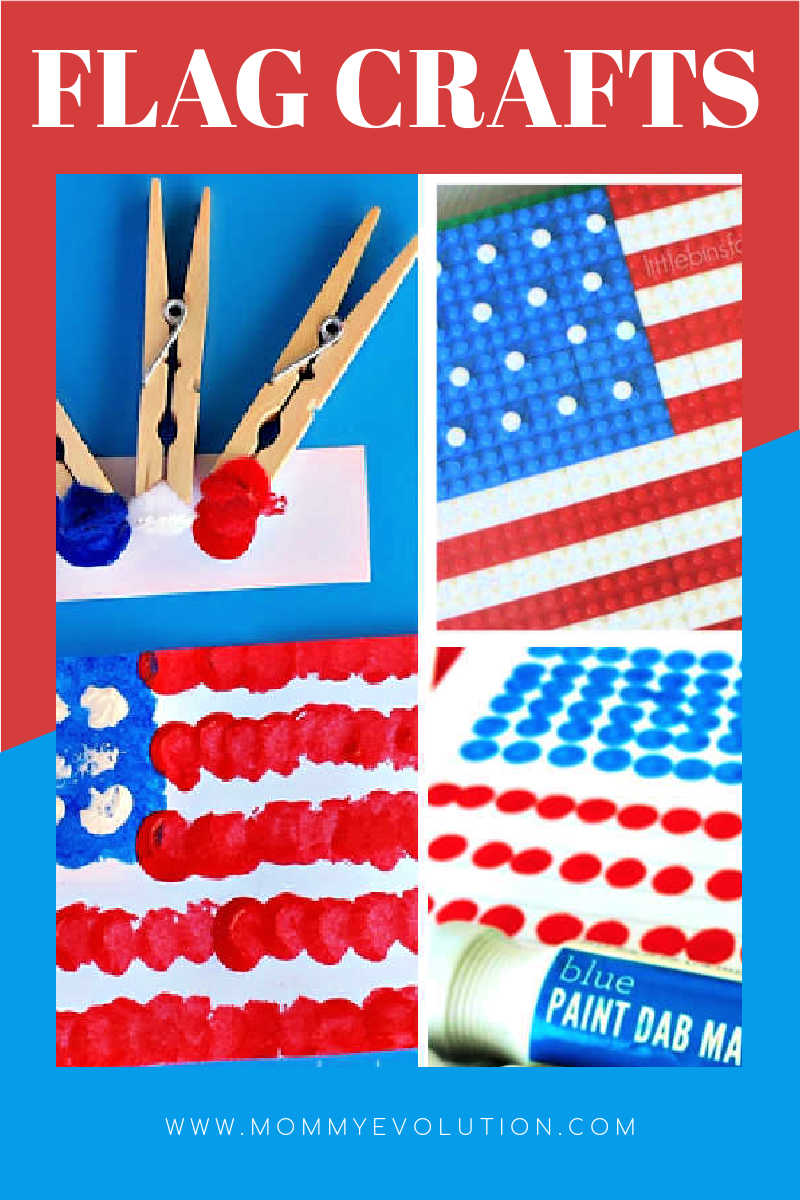 American Flag Crafts for Kids - Mommy Evolution